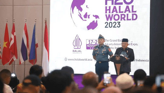 Opening H20 - Halal World 2023, Vice President Encourages Implementation of Global Halal Standards